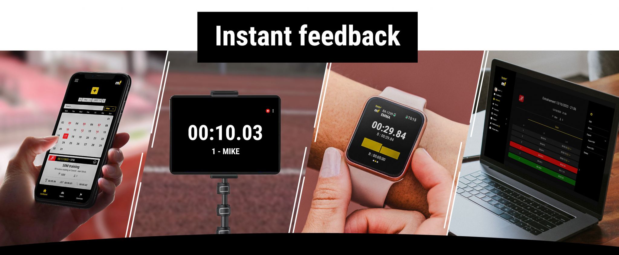 TRACK & FIELD - Electronic timing system for speed development