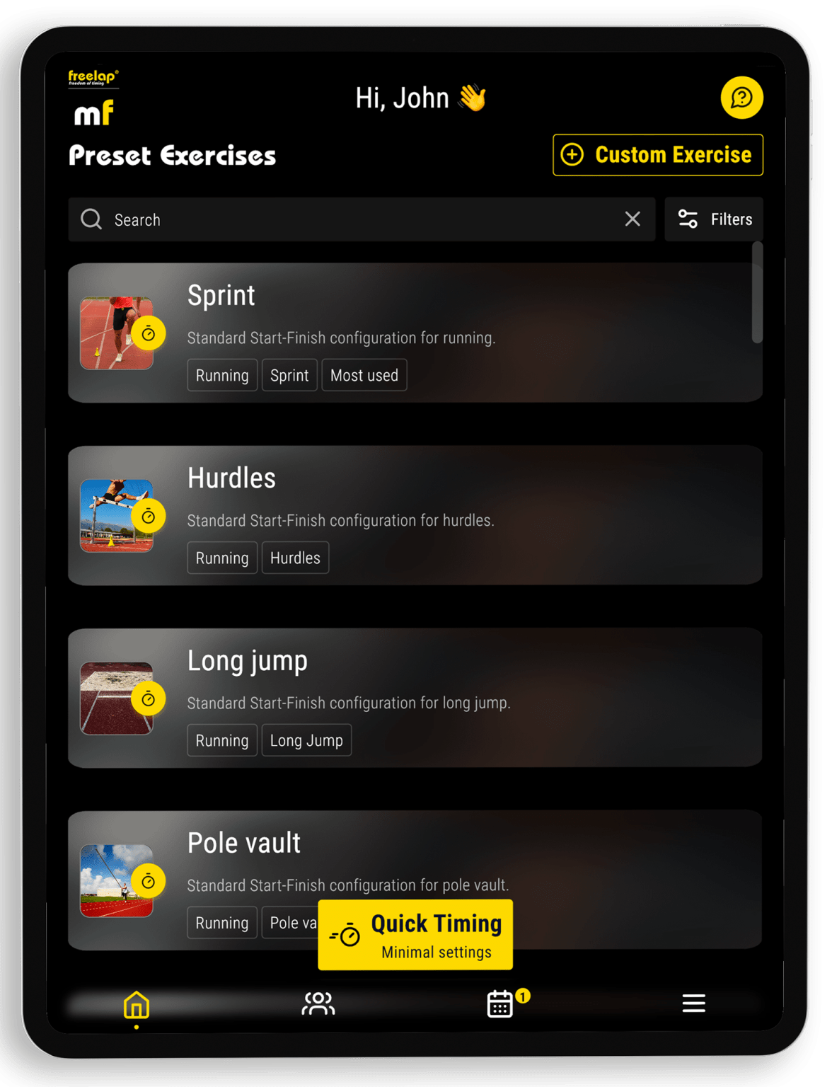 MyFreelap - Freelap timing system app