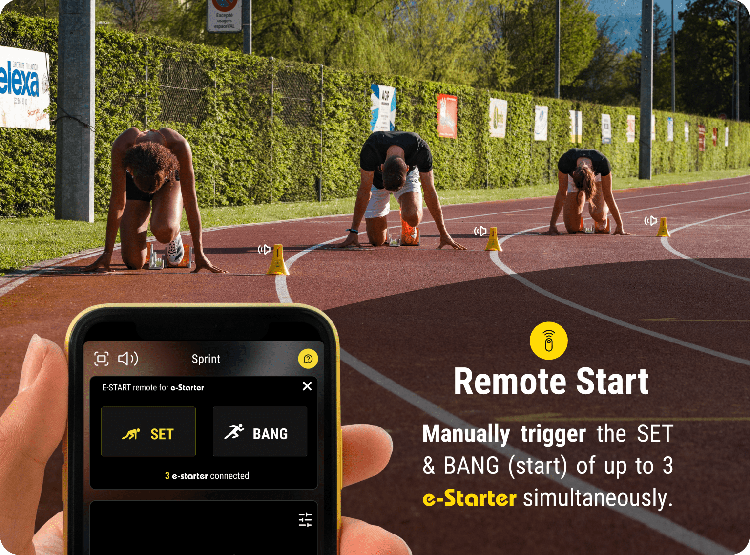 Automatic Starter Pistol - Freelap professional electronic timing system